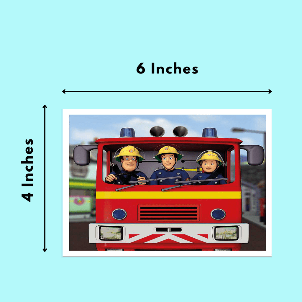 Fireman Sam Stickers (Pack of 4)