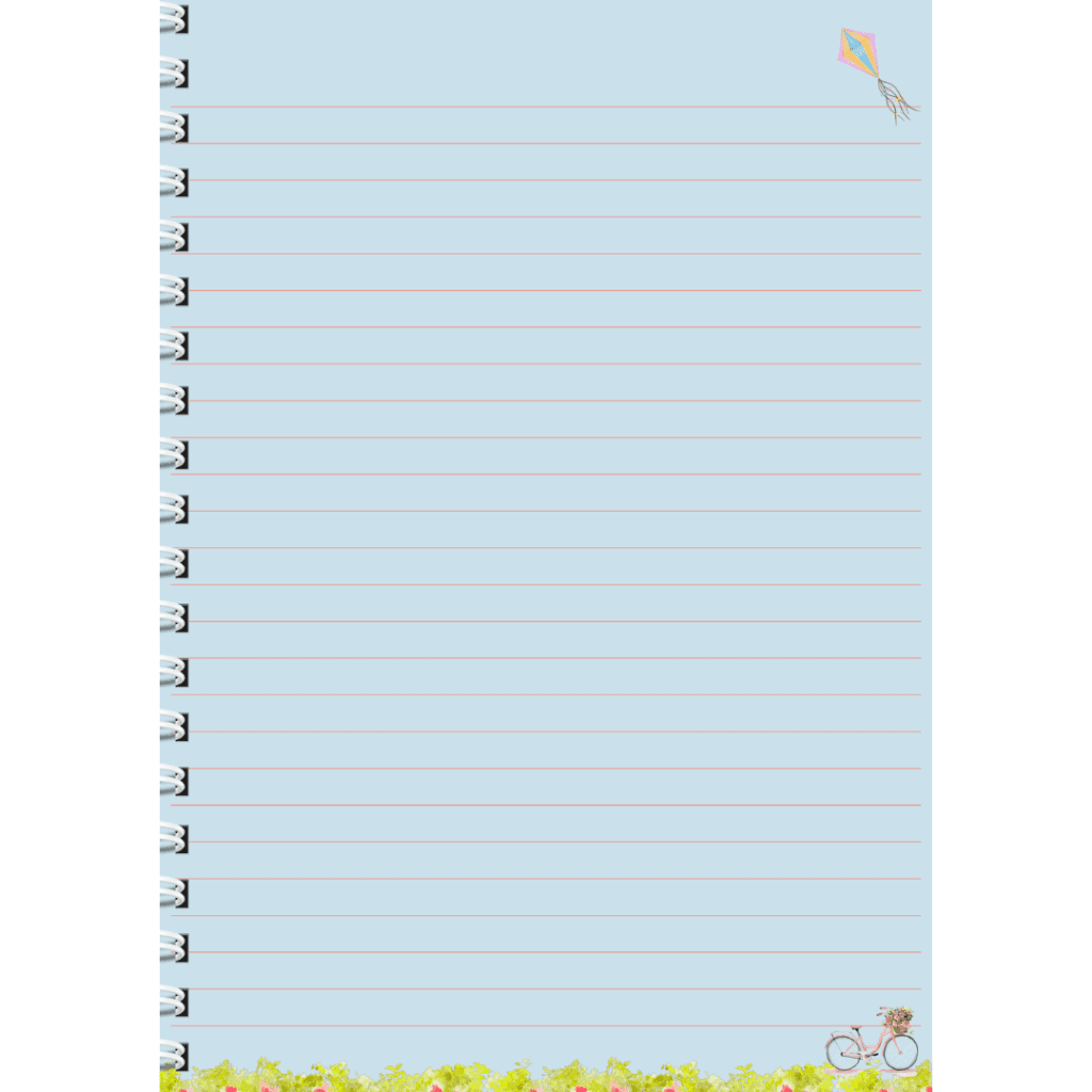 Flower Cycle Register Notebook (A4)