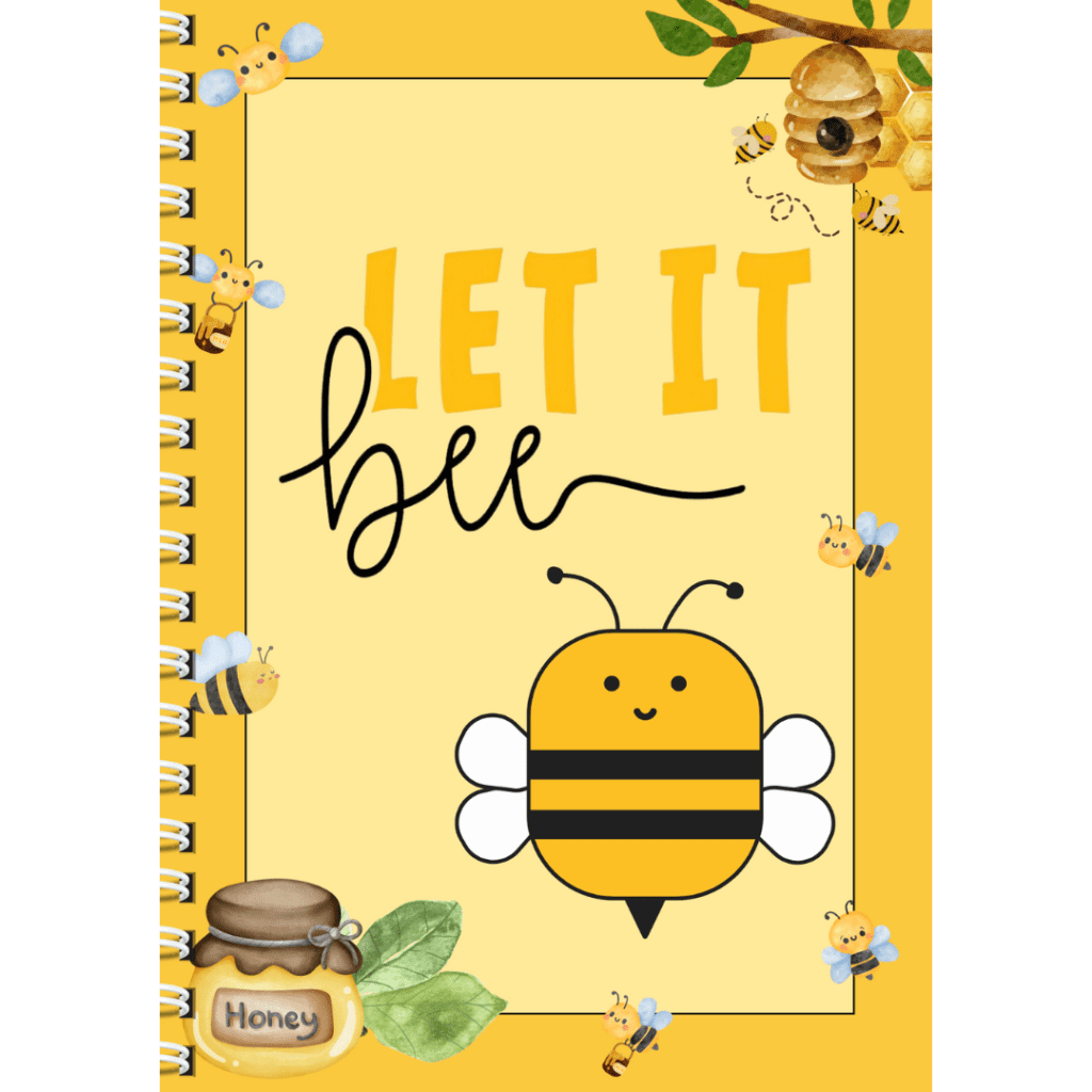 Cute Let it be- Register Notebook Journal (A4)| Cute Let It Bee ...