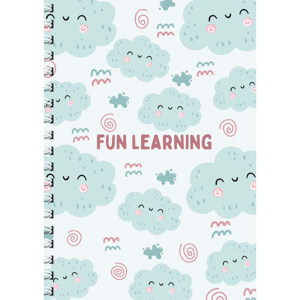 Cute Clouds Register Notebook/ Cute Clouds Notebook Journal (A4)