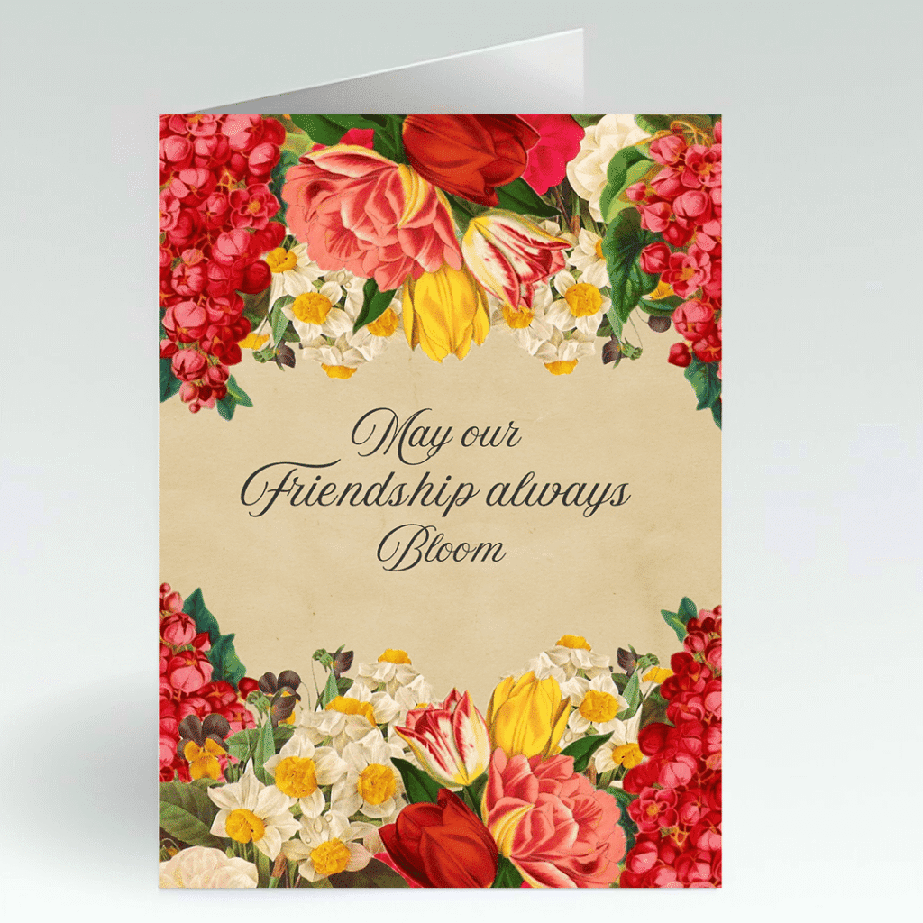 Friendship Always Bloom Card