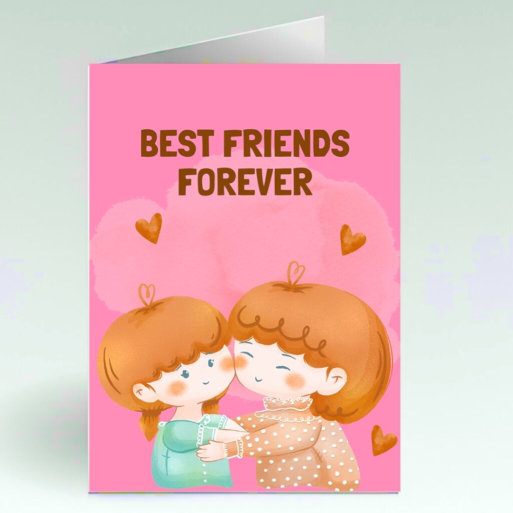 Friendship Card- Best Friends Forever/ Bestie Gift Card