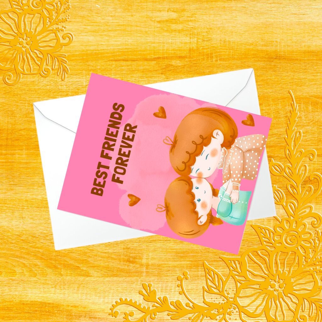 Friendship Card- Best Friends Forever/ Bestie Gift Card