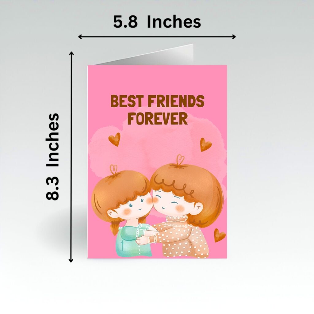 Friendship Card- Best Friends Forever/ Bestie Gift Card