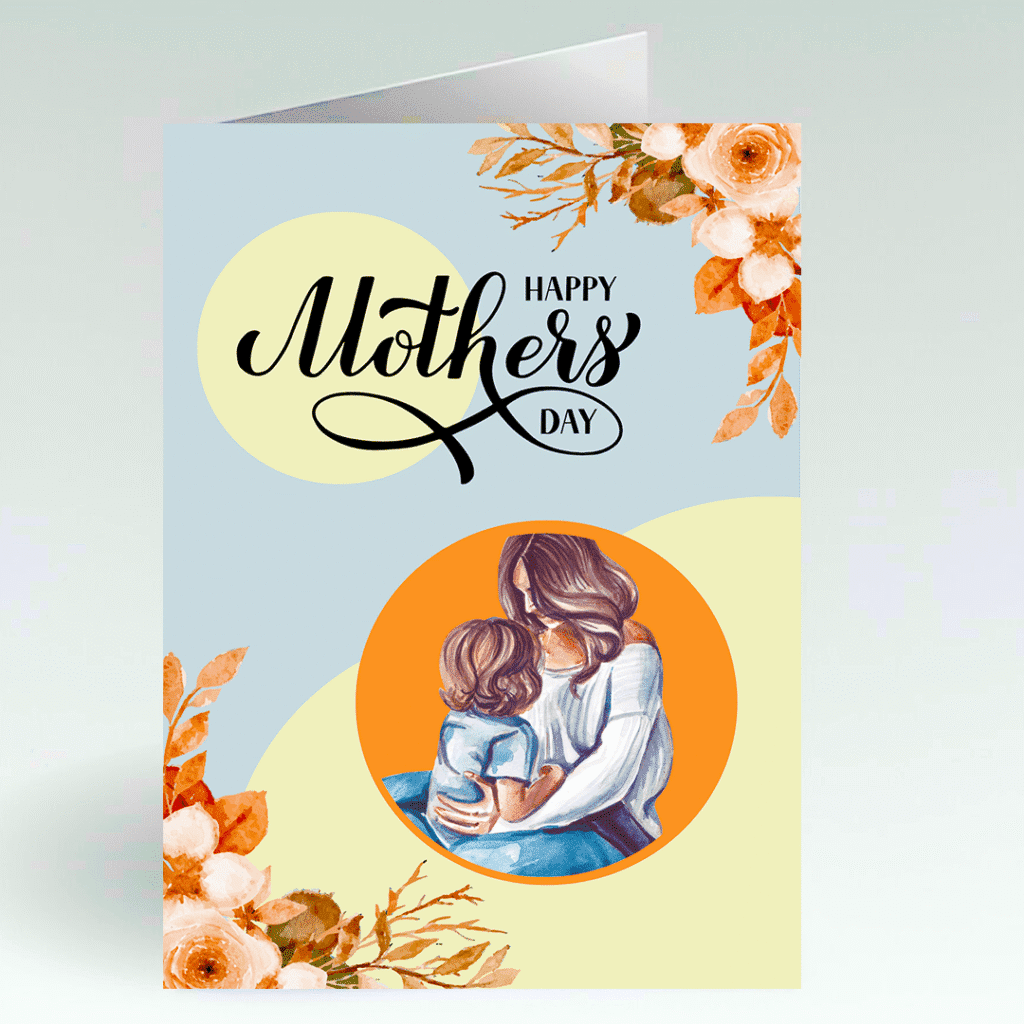 Mama and Baby Cute Mothers Day Card