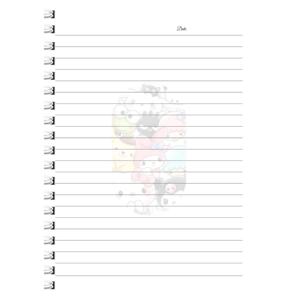 Sanrio Friends Diary Notebook Journal A5