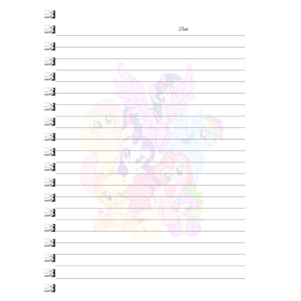 My Little Pony Diary Notebook (A5)| My Little Pony A5 Diary Rainbow ...