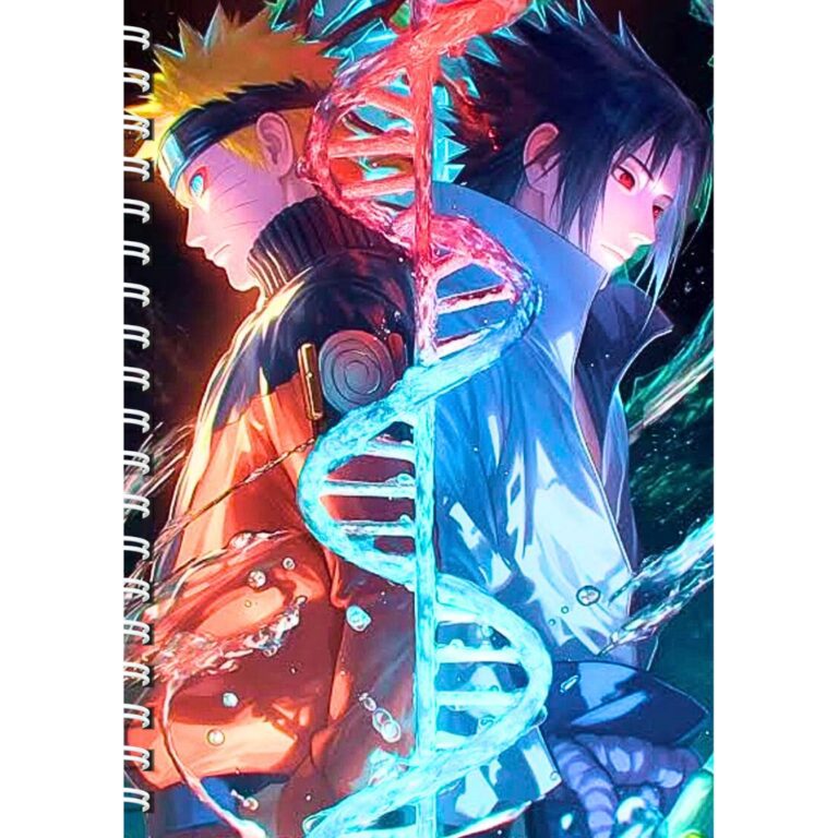 Naruto Uzumaki Sasuke Uchiha A5 Diary - Premium Anime Notebook Pakistan