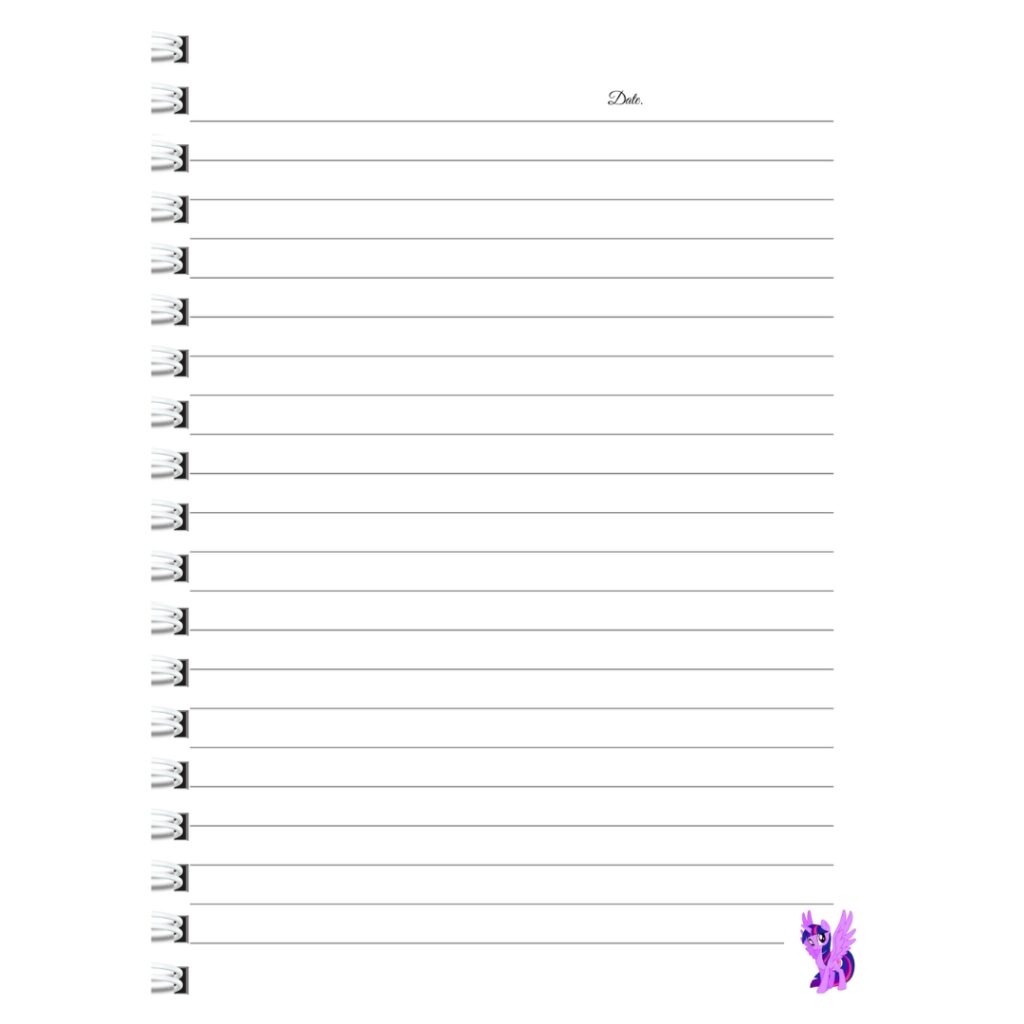Twilight Sparkle Diary Notebook - My Little Pony Diary Journal (A5)