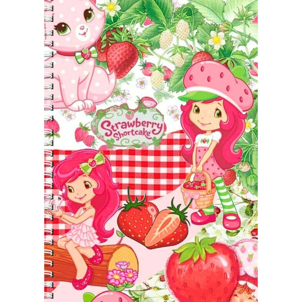 Strawberry shortcake Register Notebook Pakistan (A4)|Berry Bitty City| Pink school supplies ...